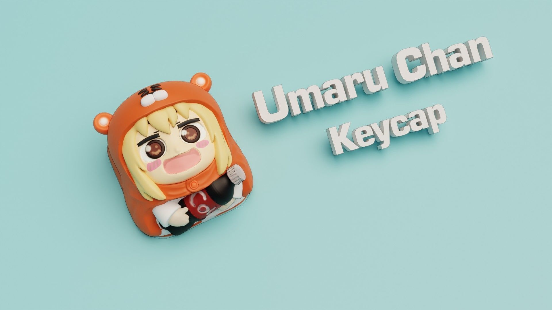 Umaru Chan artisan keycap for Mechanical Keyboard 3D model 3D printable | CGTrader