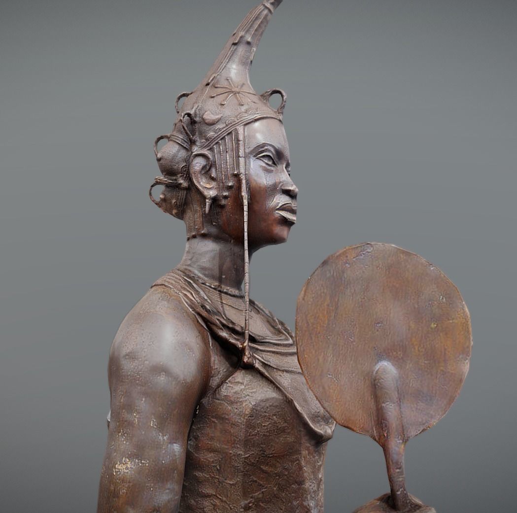 3D model Queen Iden- Bronze Statue VR / AR / low-poly | CGTrader
