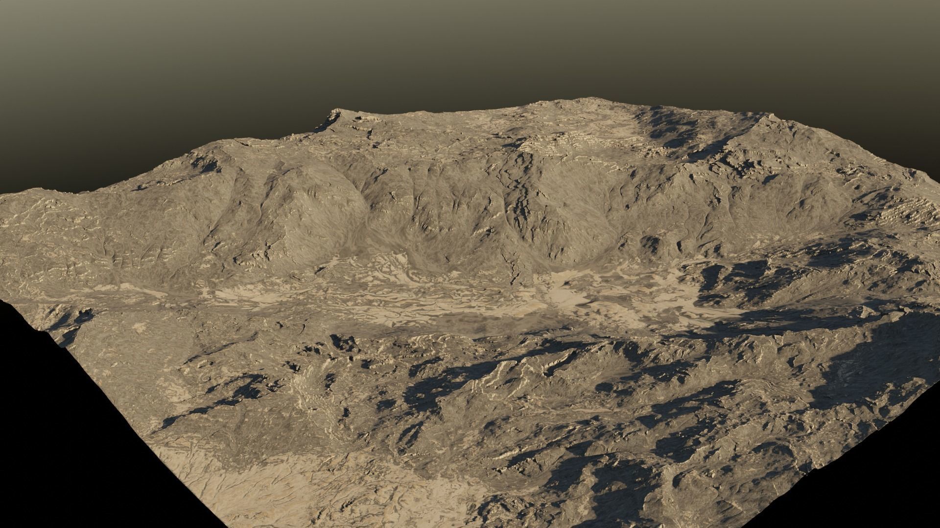 Realistic Vast Rocky Terrain 3D model | CGTrader