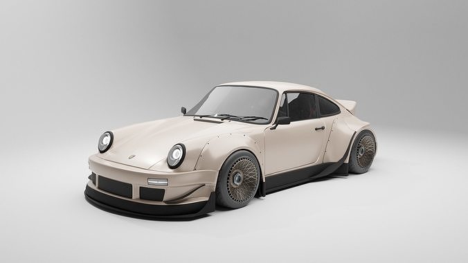 Porsche 911 with Body Kit 3D model | CGTrader
