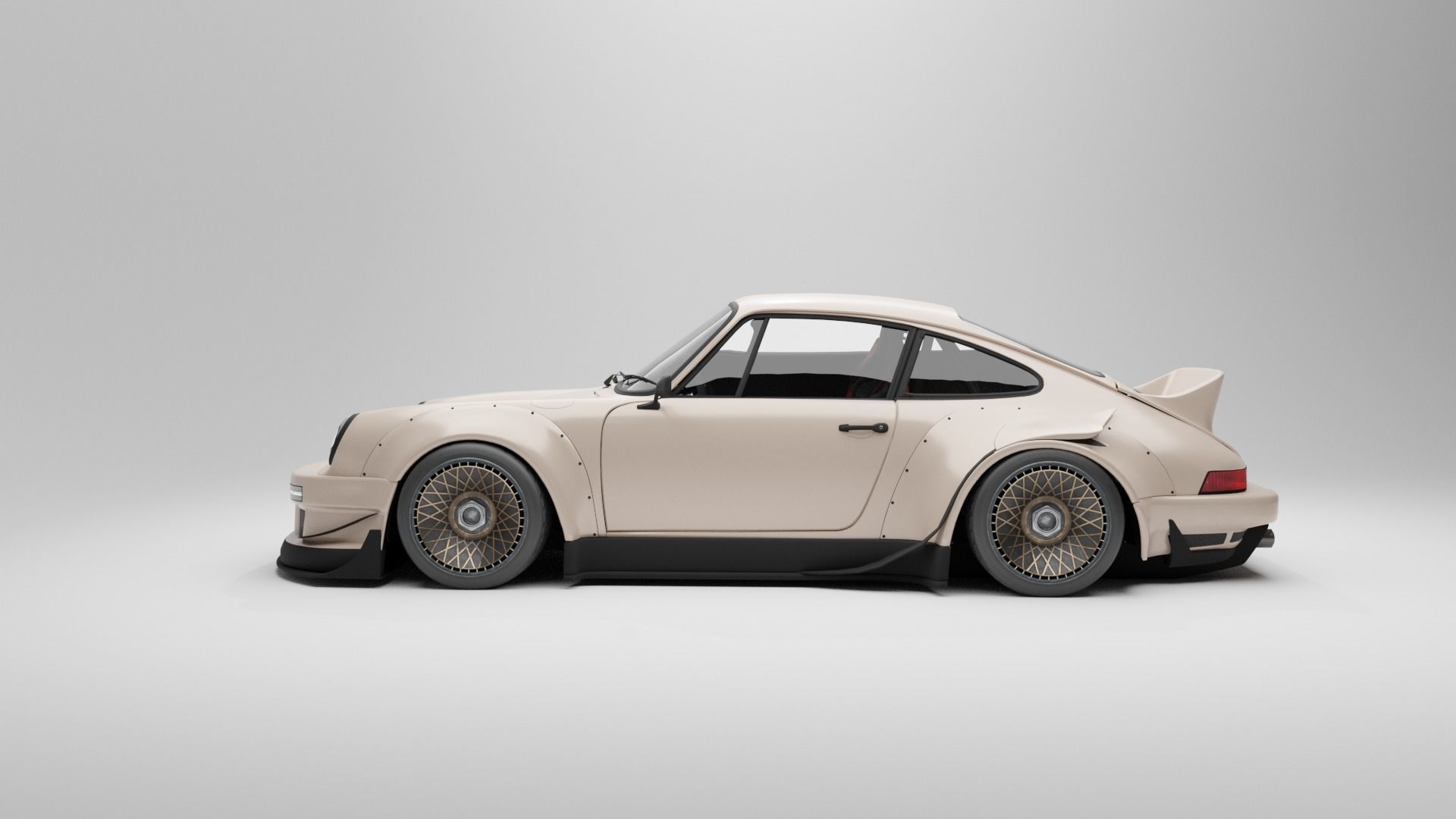 Porsche 911 with Body Kit 3D model | CGTrader