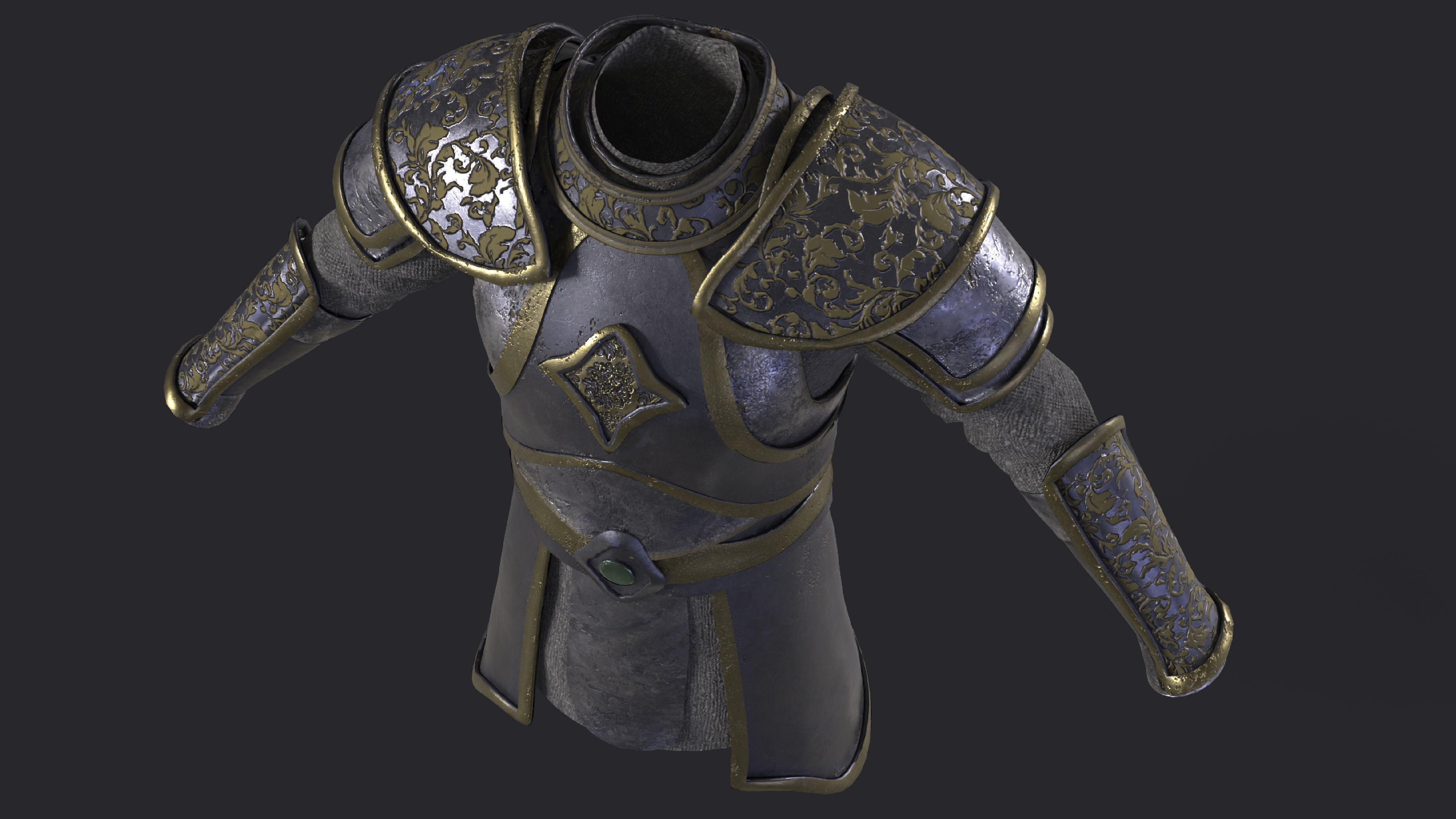 Medieval warrior armor metal armour 3D model | CGTrader