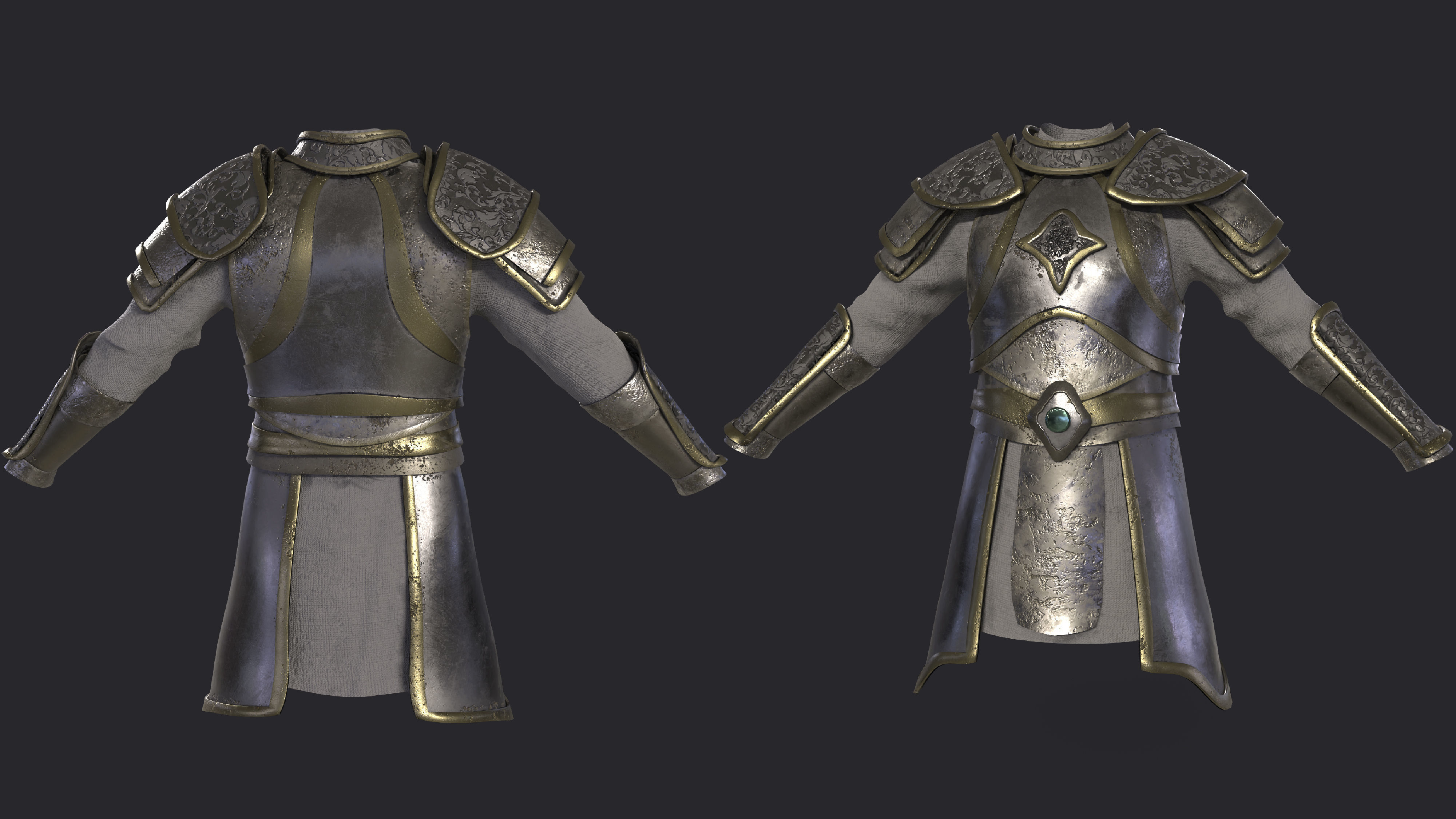 Medieval warrior armor metal armour 3D model | CGTrader
