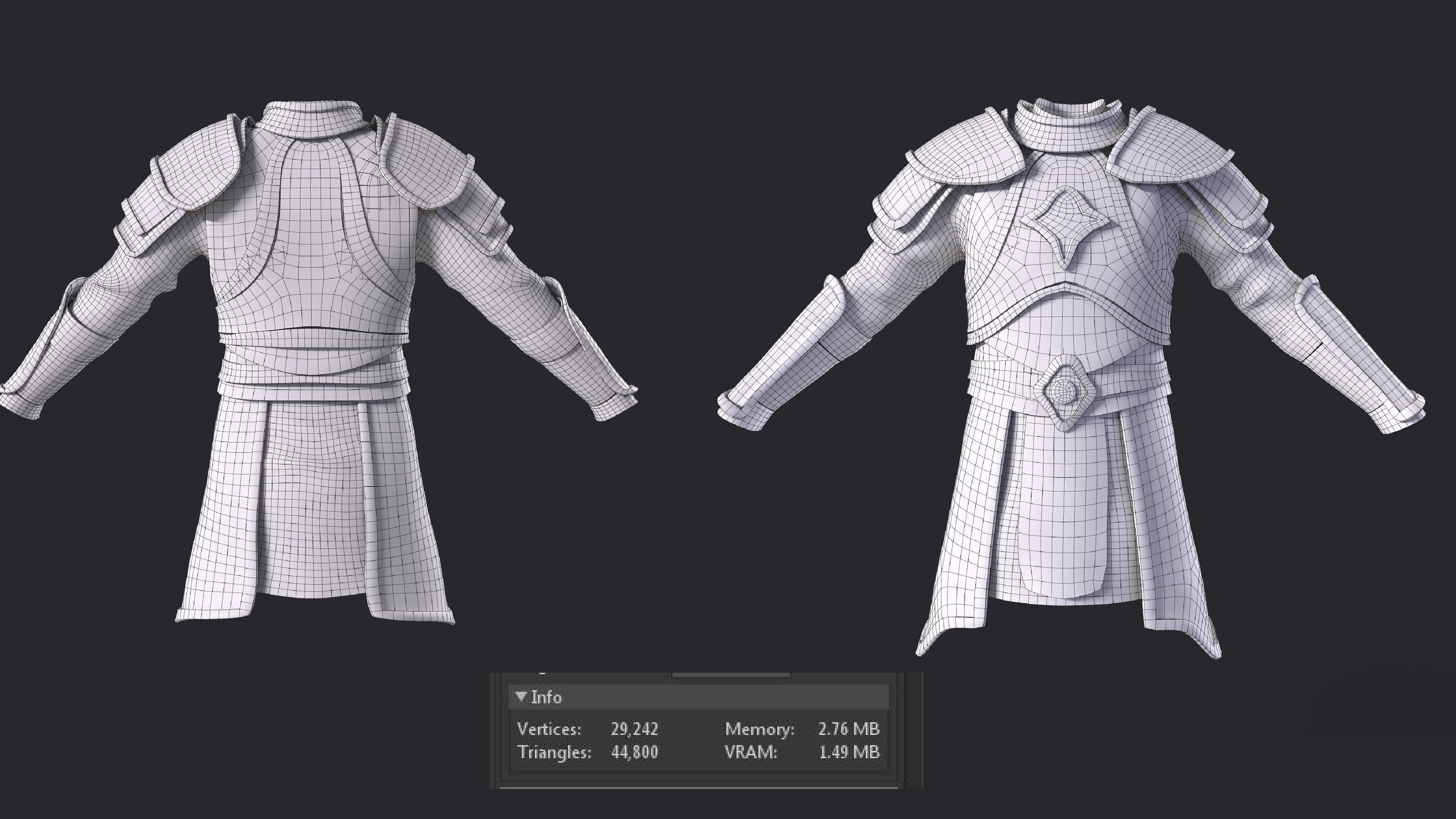 Medieval warrior armor metal armour 3D model | CGTrader