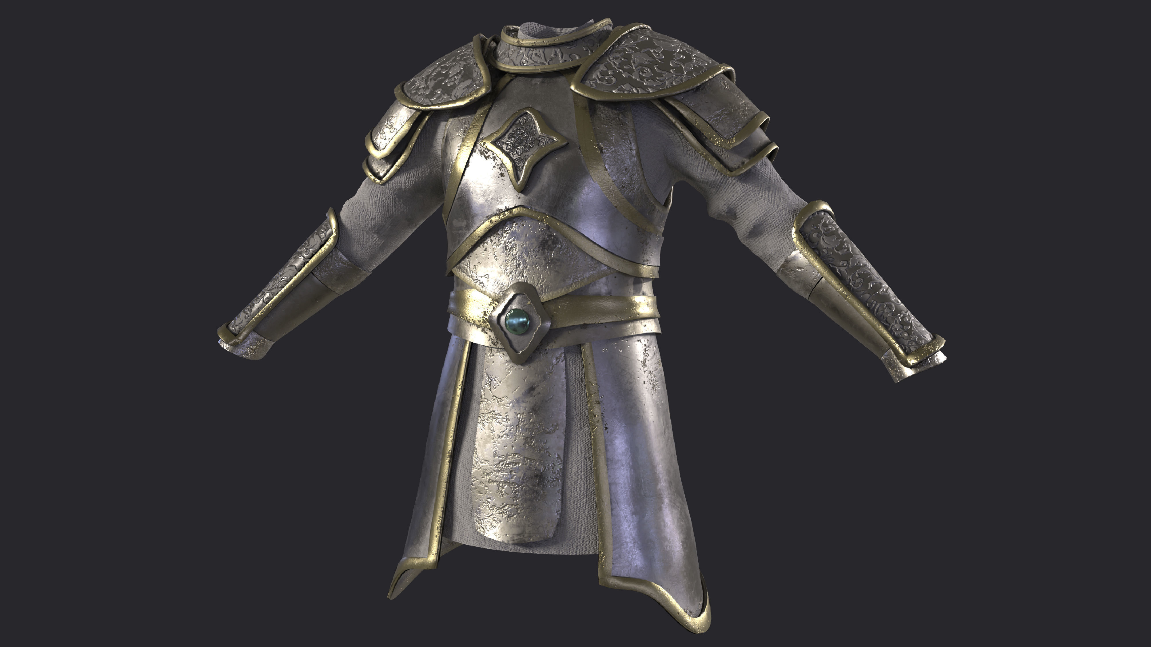 Medieval warrior armor metal armour 3D model | CGTrader