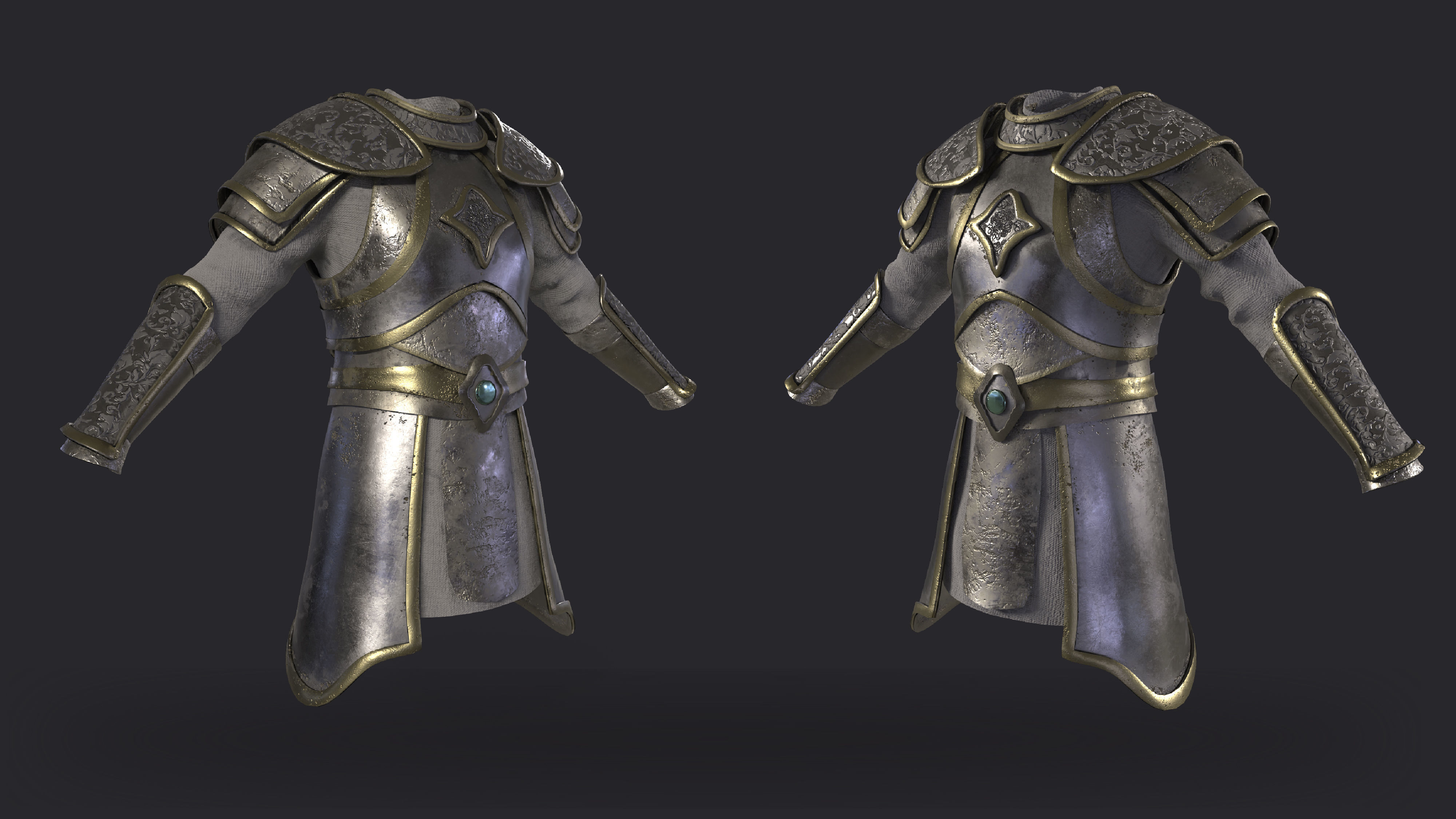 Medieval warrior armor metal armour 3D model | CGTrader