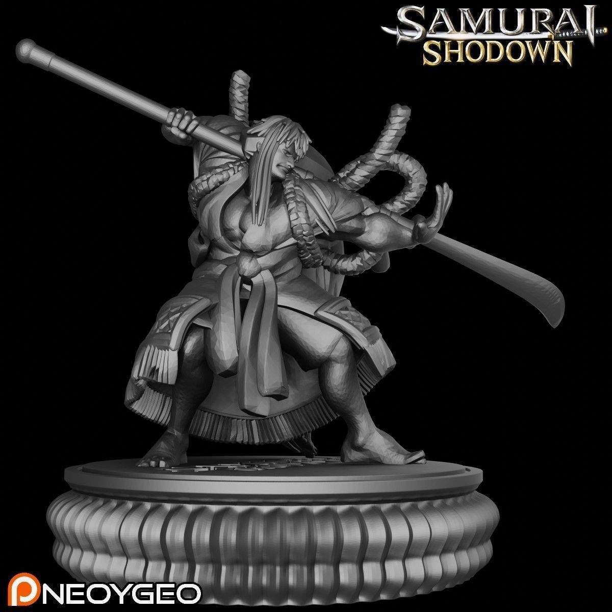 KYOSHIRO SENRYO - SAMURAI SHODOWN 3D model 3D printable | CGTrader