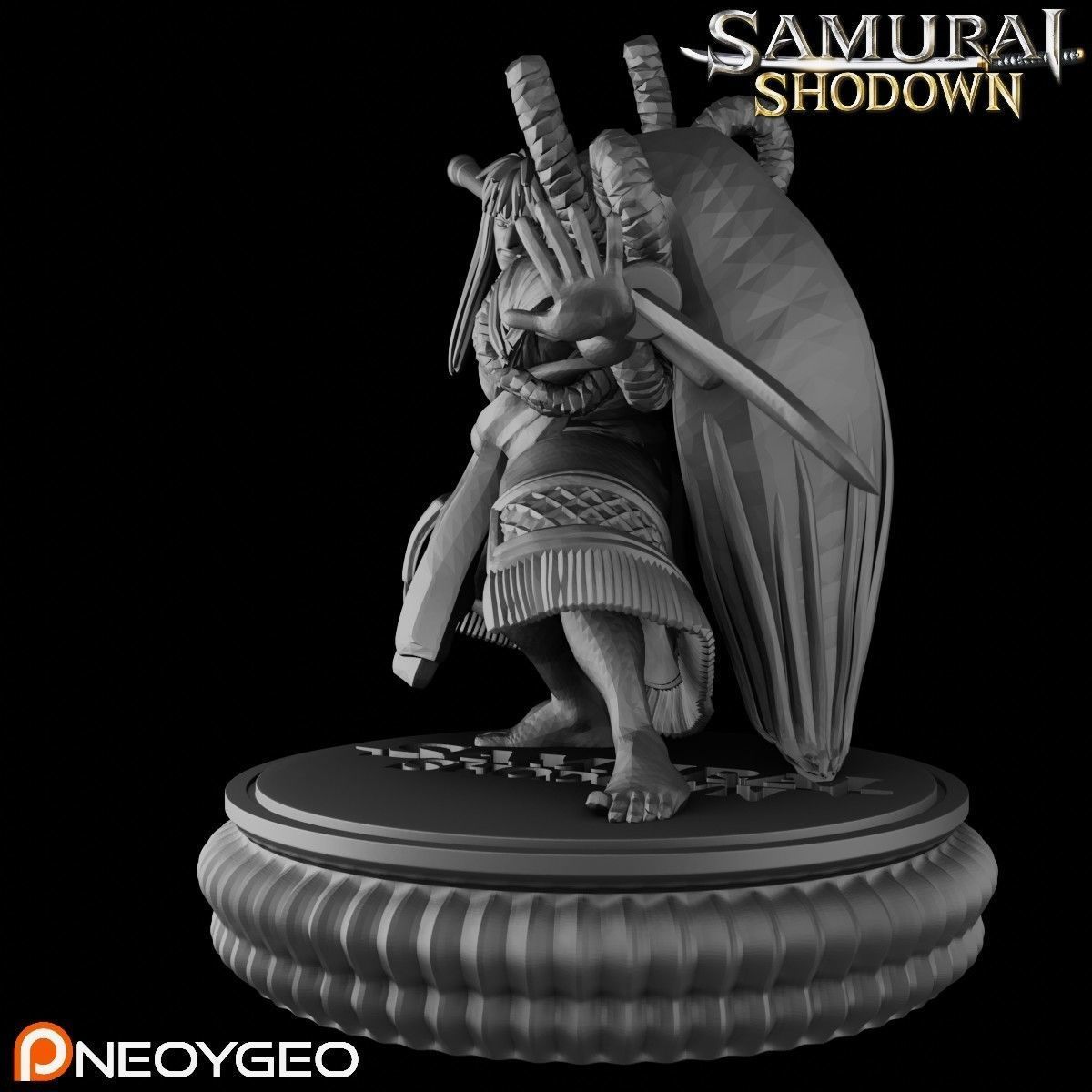 KYOSHIRO SENRYO - SAMURAI SHODOWN 3D model 3D printable | CGTrader