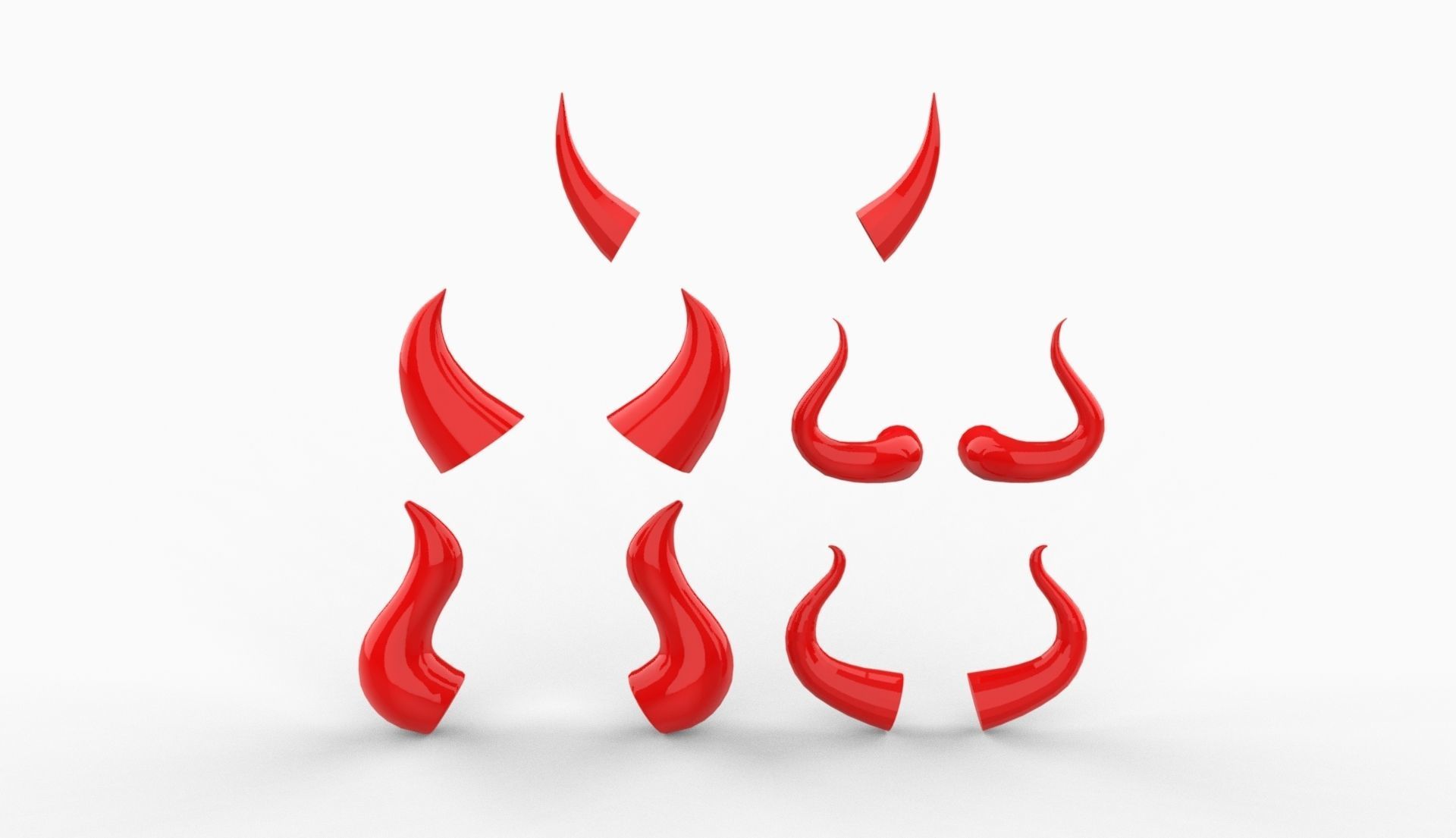 3D model Devil Horns VR / AR / low-poly | CGTrader