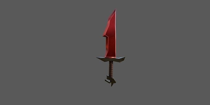 Stylized Sword Pack - Blade 9 Sample free VR / AR / low-poly 3D model ...