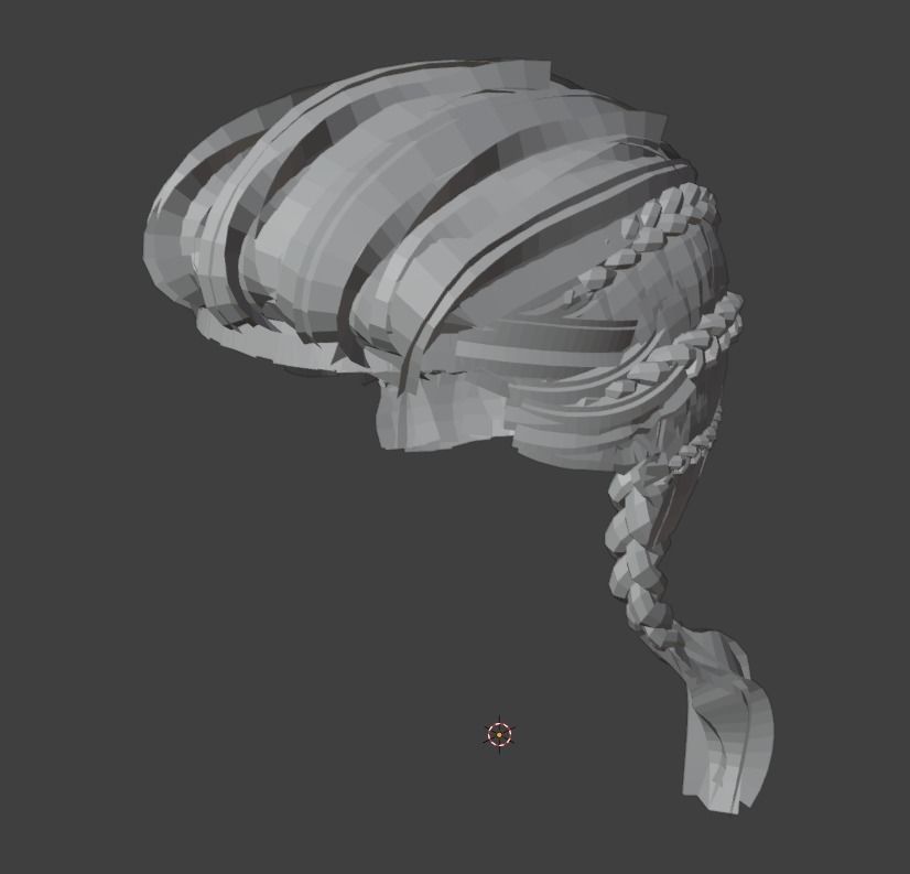3D model Viking male braided hair 3d Model VR / AR / low-poly | CGTrader