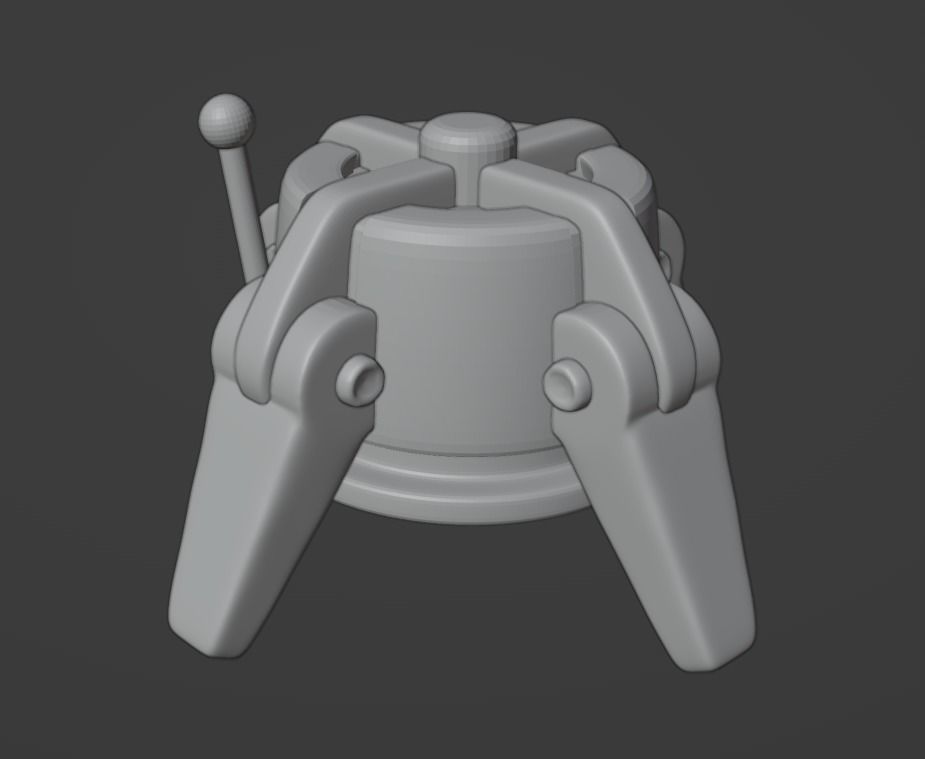 Logistik Robot Factorio 3D model 3D printable | CGTrader