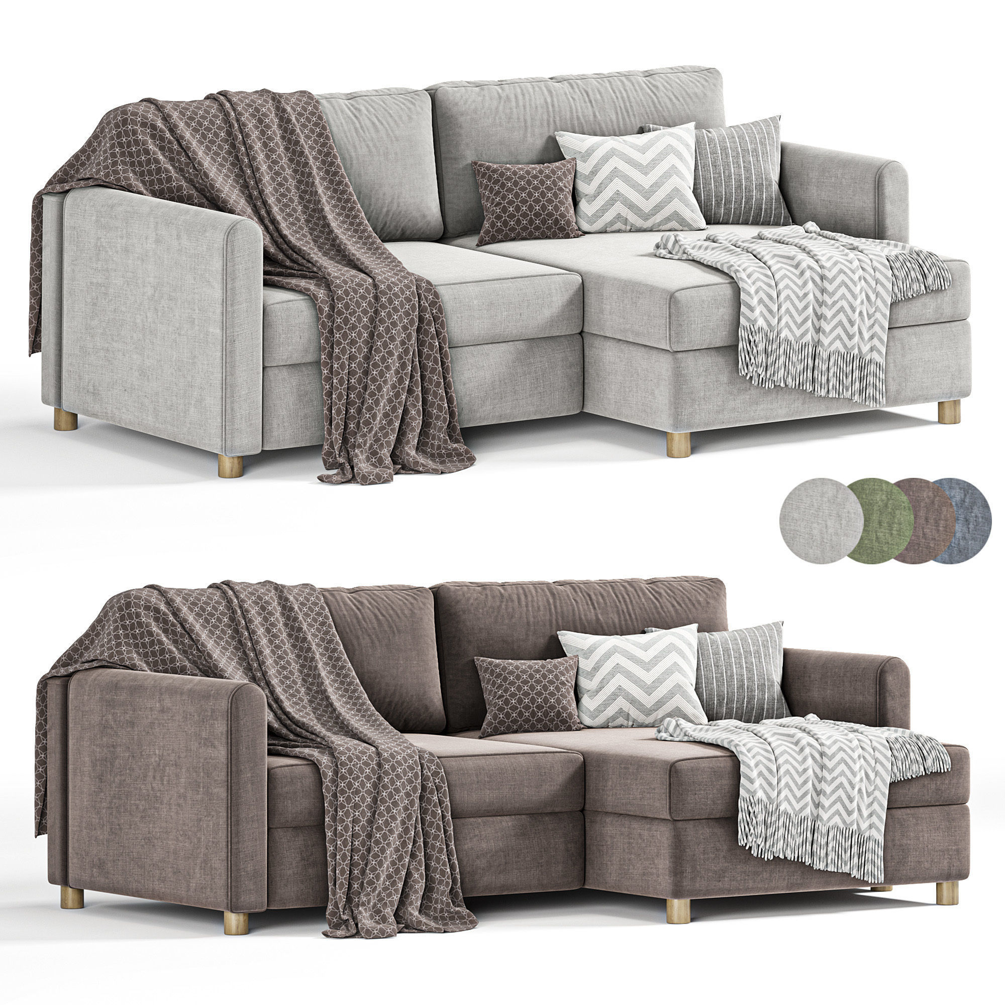 Lille Sofa By Divan 3D model | CGTrader