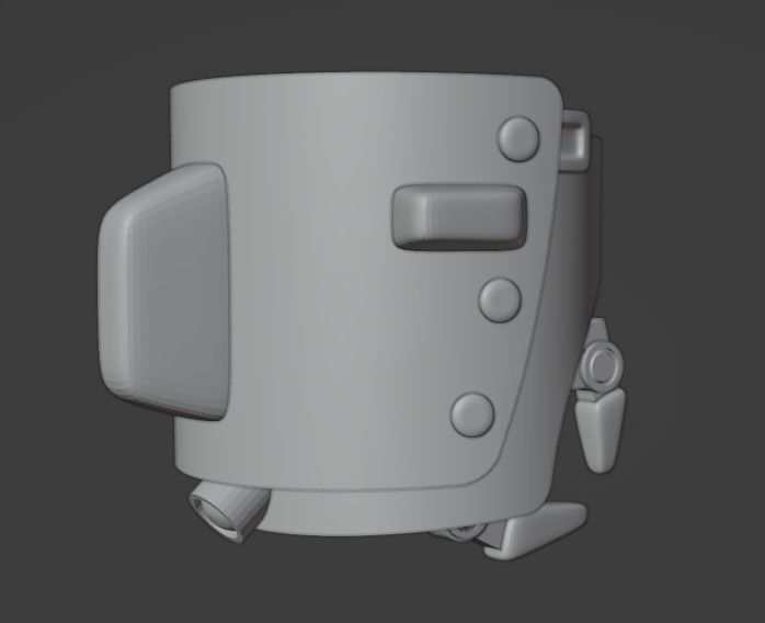 Construction Robot factorio 3D model 3D printable | CGTrader