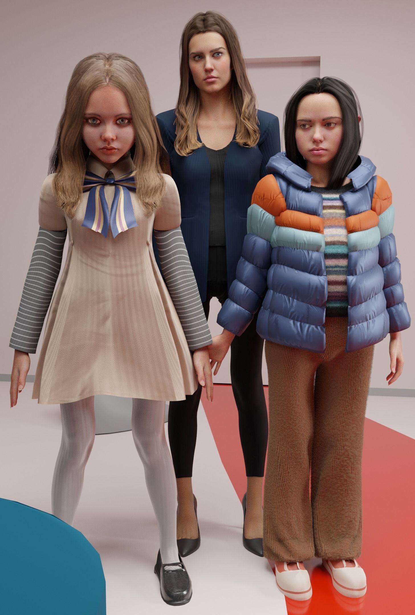 M3GAN 3D model animated rigged | CGTrader