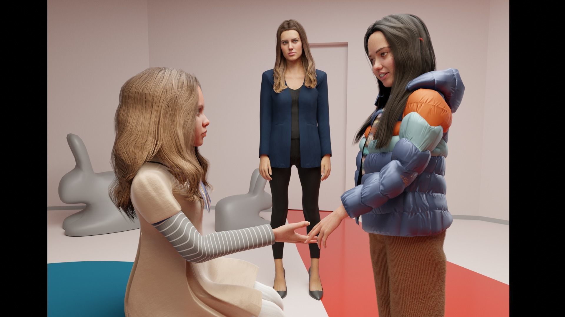 M3GAN 3D model animated rigged | CGTrader