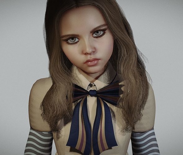 M3GAN 3D model animated rigged | CGTrader