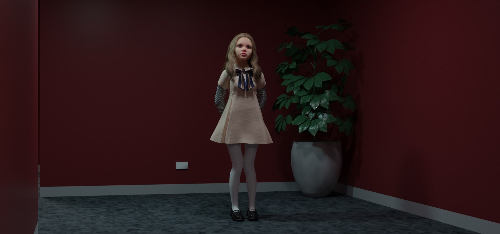 M3GAN 3D model animated rigged | CGTrader