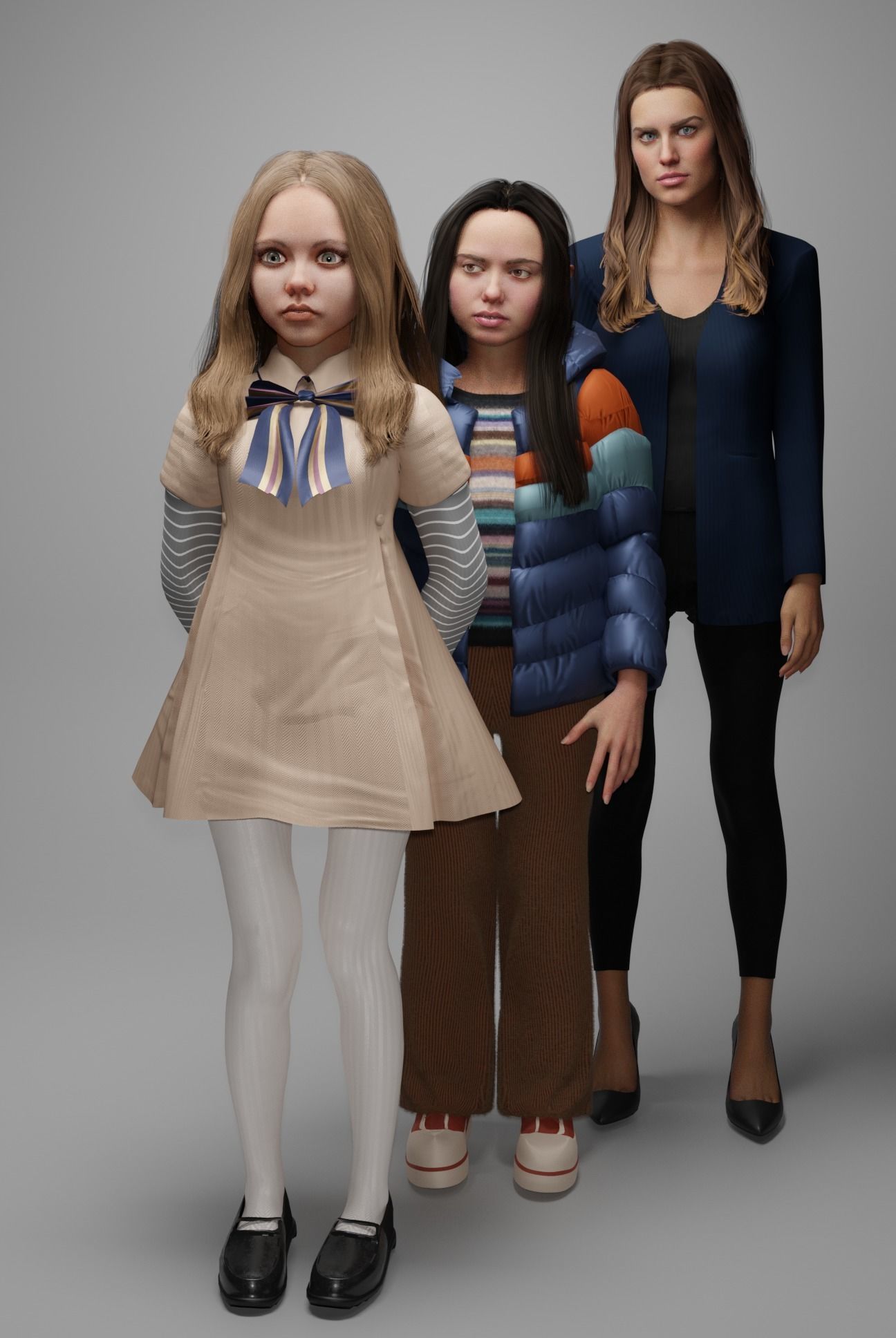 M3GAN 3D model animated rigged | CGTrader