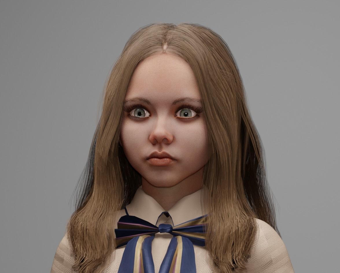 M3GAN 3D model animated rigged | CGTrader