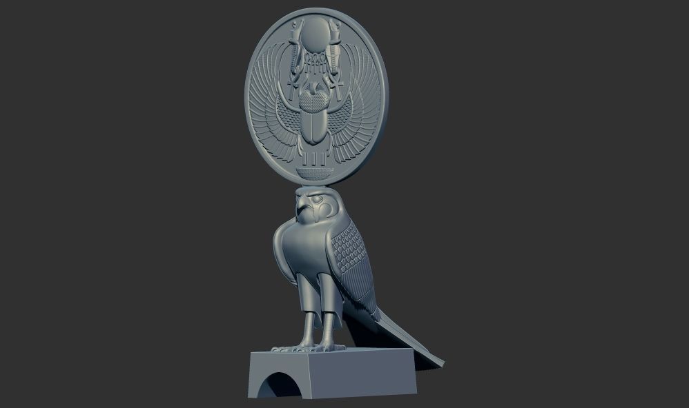 Solar Hawk Horus Figure 3D Printable model 3D model 3D printable | CGTrader