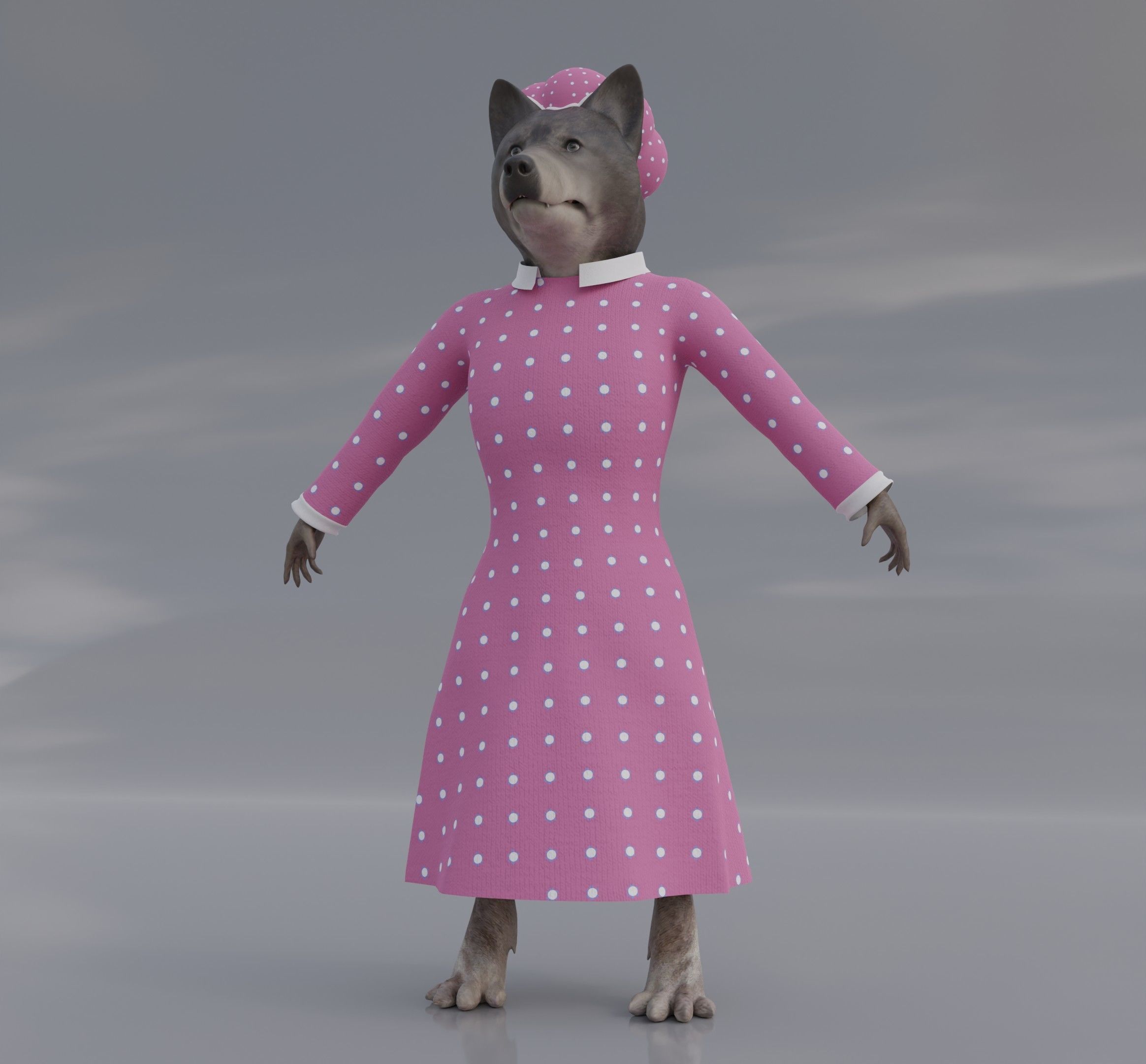 Big Bad Wolf - Wolfie From Shrek 3D model | CGTrader