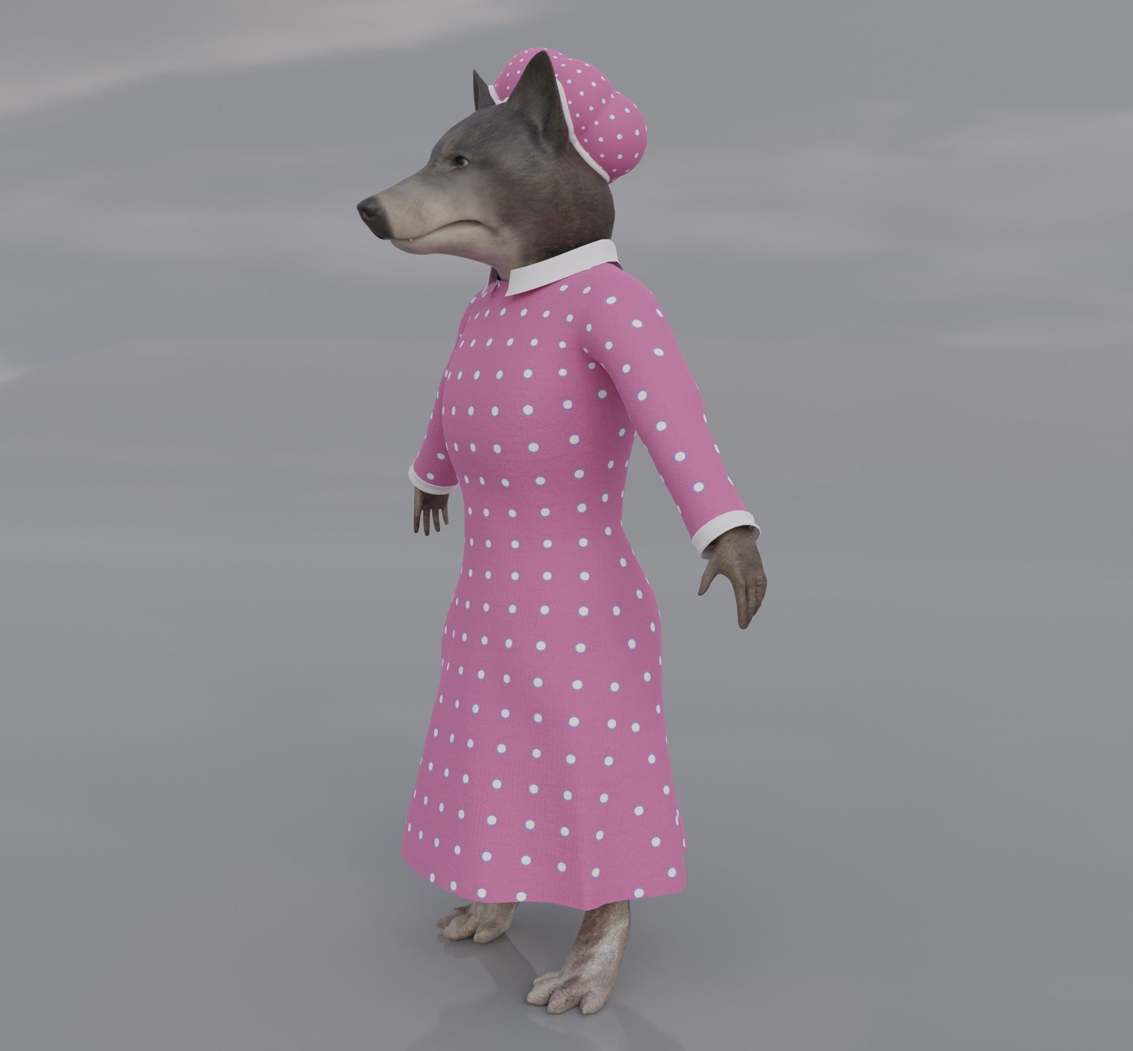 Big Bad Wolf - Wolfie From Shrek 3D model | CGTrader