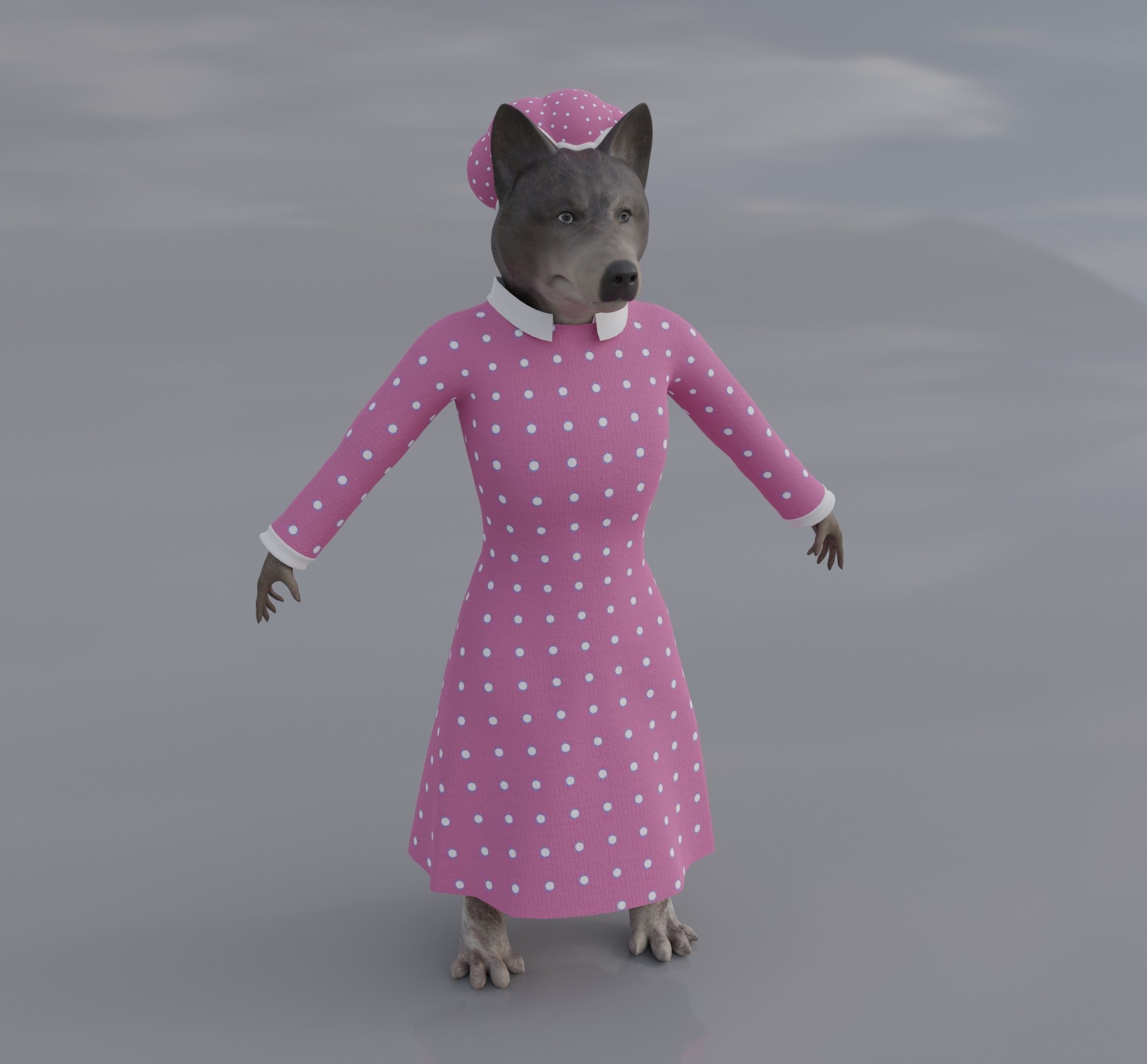 Big Bad Wolf - Wolfie From Shrek 3D model | CGTrader