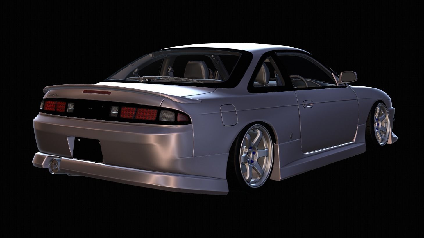 3D model GP Sports G-FOUR S14 Silvia Kouki - GT7 Base VR / AR / low ...