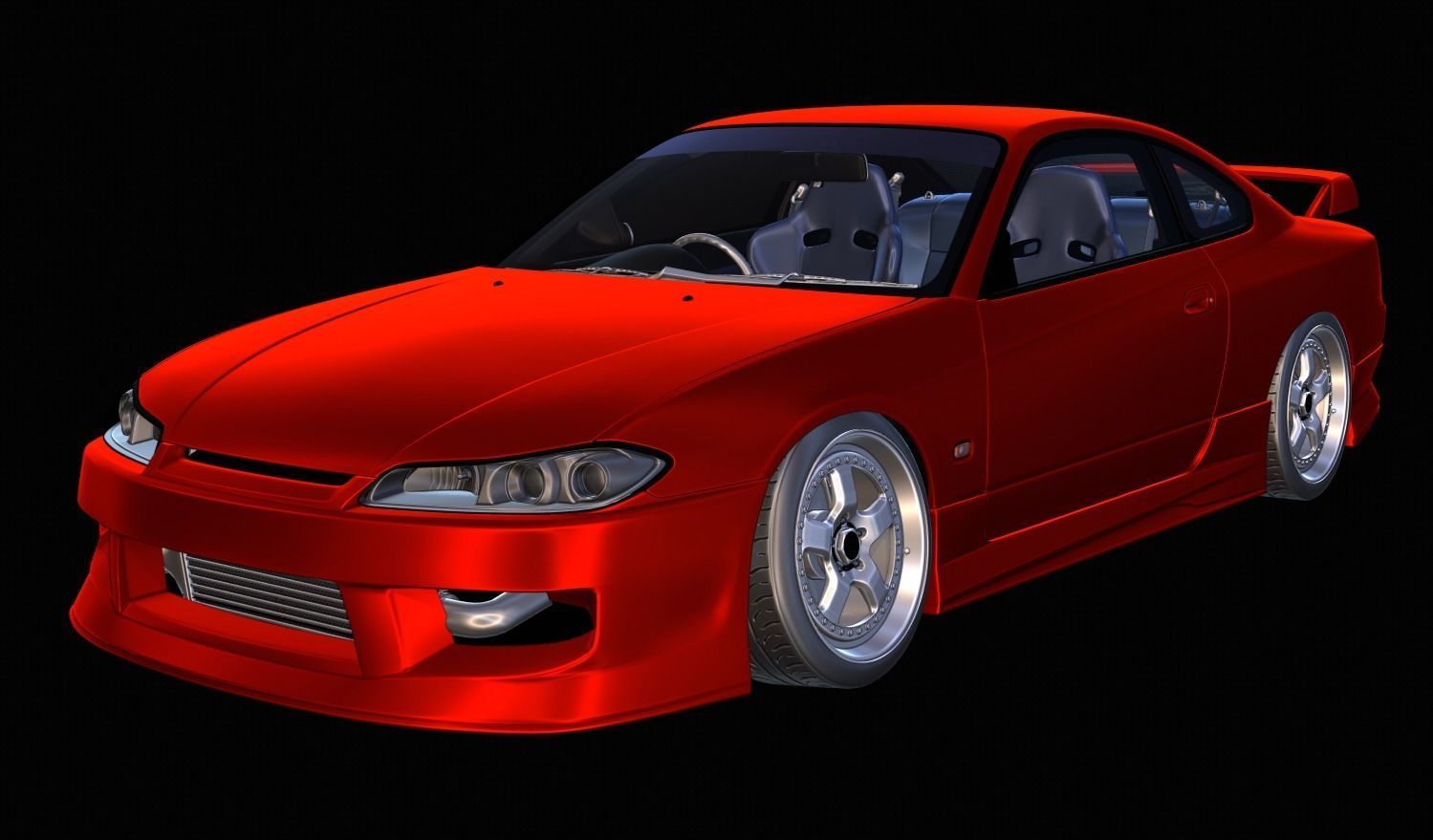3D model GP Sports G-Sonic Type-1 - GT7 - GT6 S15 Silvia Spec R VR / AR ...