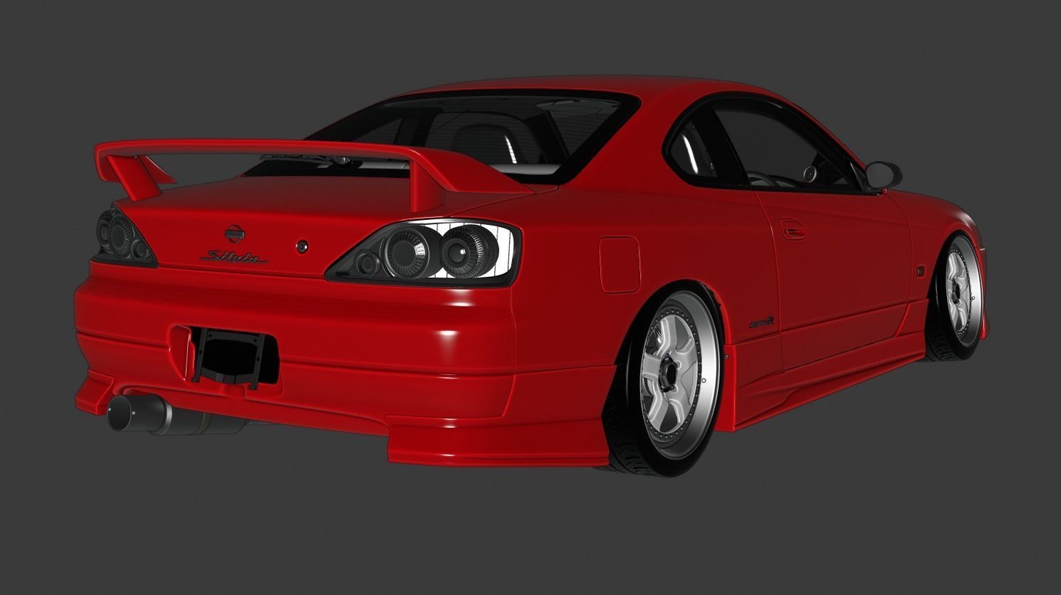 3D model GP Sports G-Sonic Type-1 - GT7 - GT6 S15 Silvia Spec R VR / AR ...