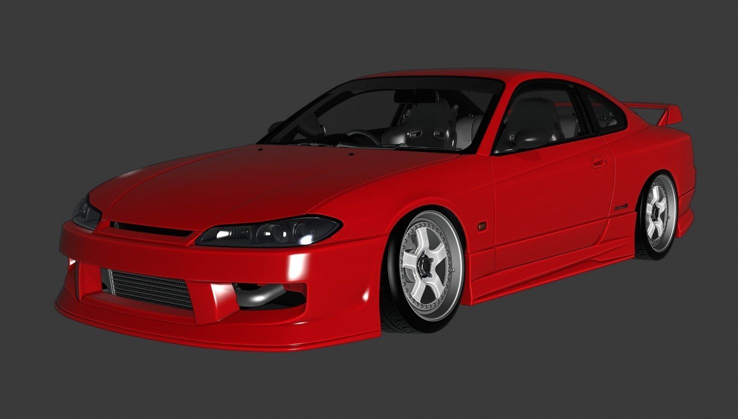 3D model GP Sports G-Sonic Type-1 - GT7 - GT6 S15 Silvia Spec R VR / AR ...