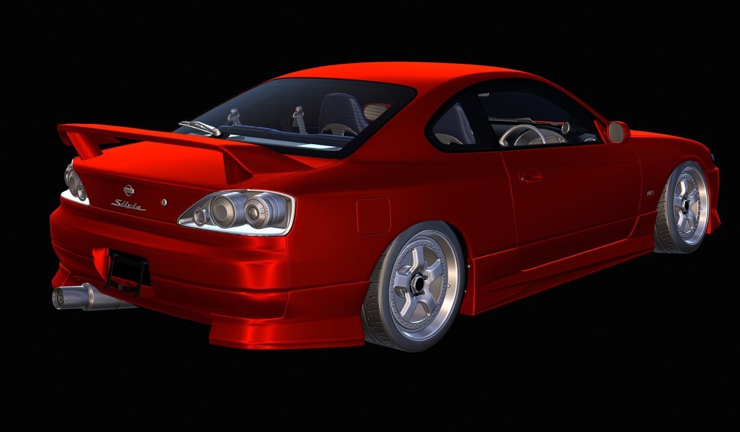 3D model GP Sports G-Sonic Type-1 - GT7 - GT6 S15 Silvia Spec R VR / AR ...