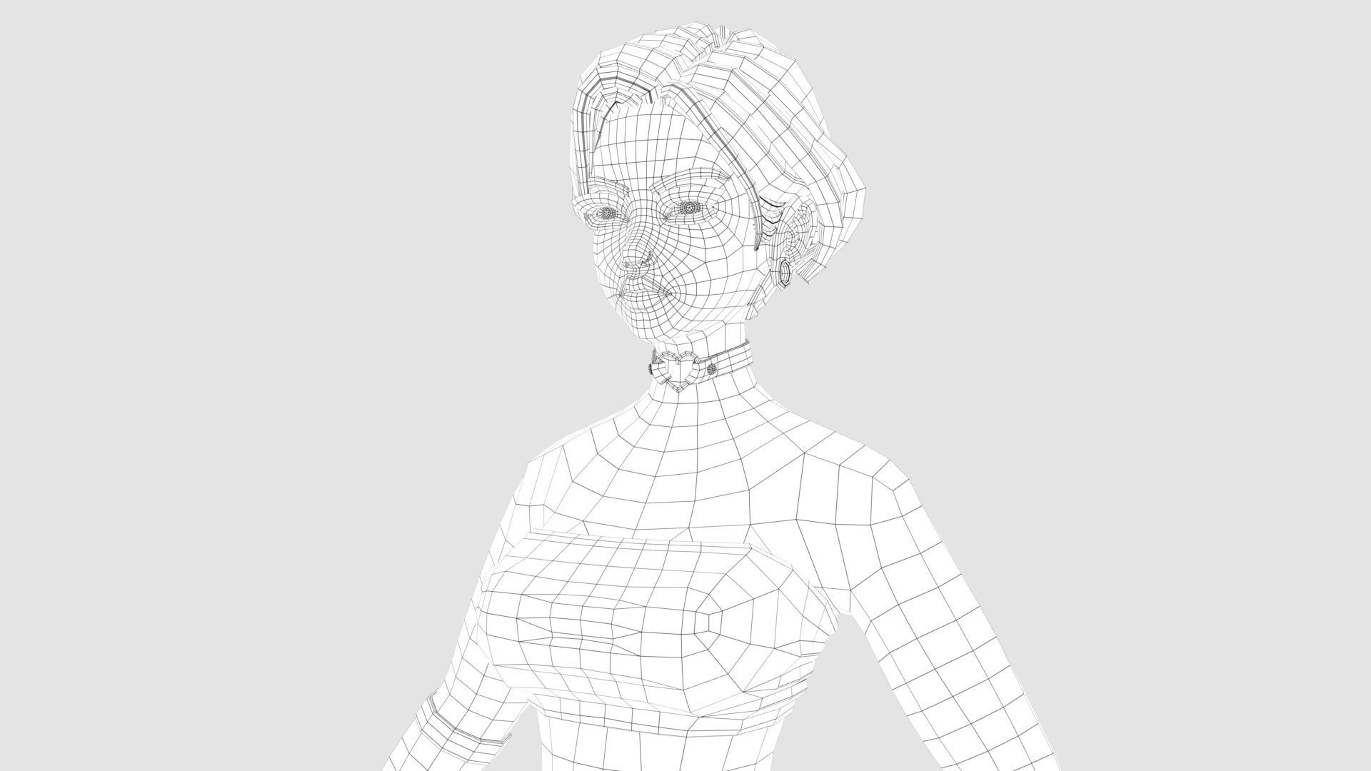 Goth Chloe 3D model | CGTrader
