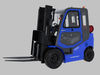 Fork lift truck JAC CPCD 25 3D model | CGTrader