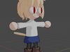 Neco arc T-Pose 3D model | CGTrader