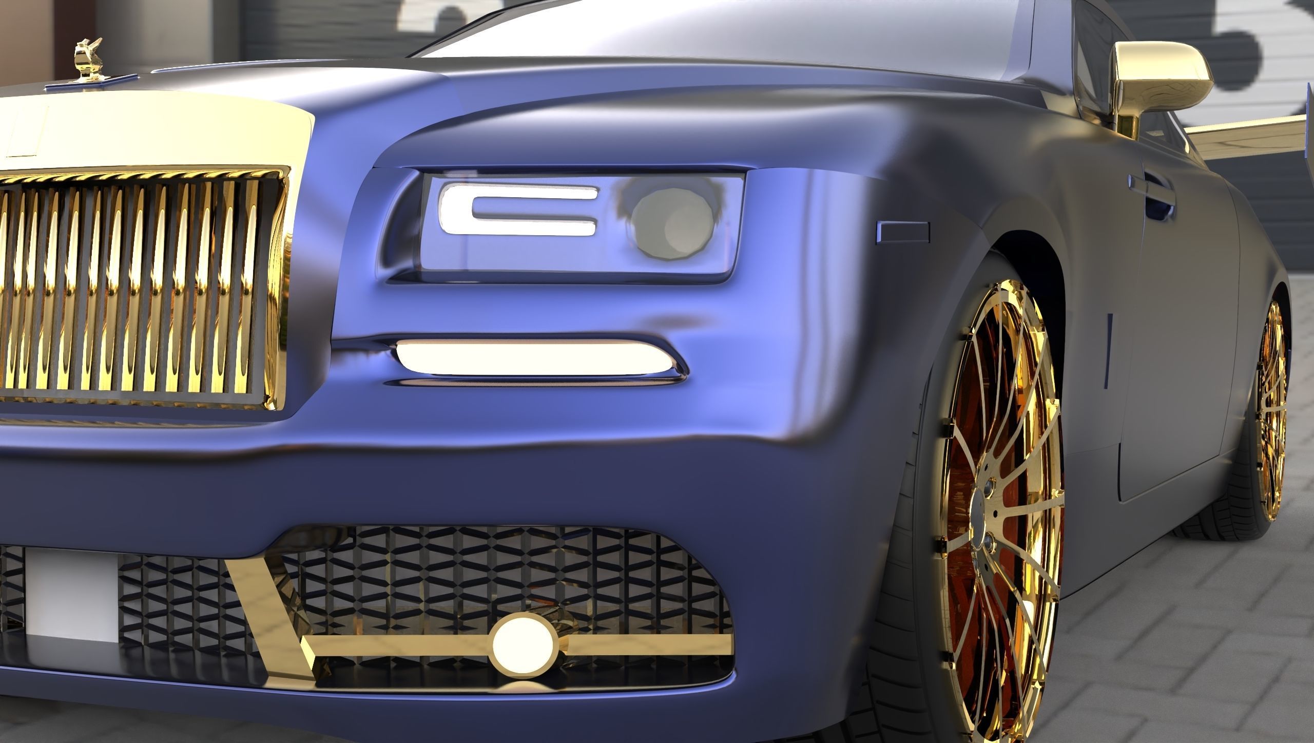 ROYAL ROYCE WRAITH 3D model | CGTrader