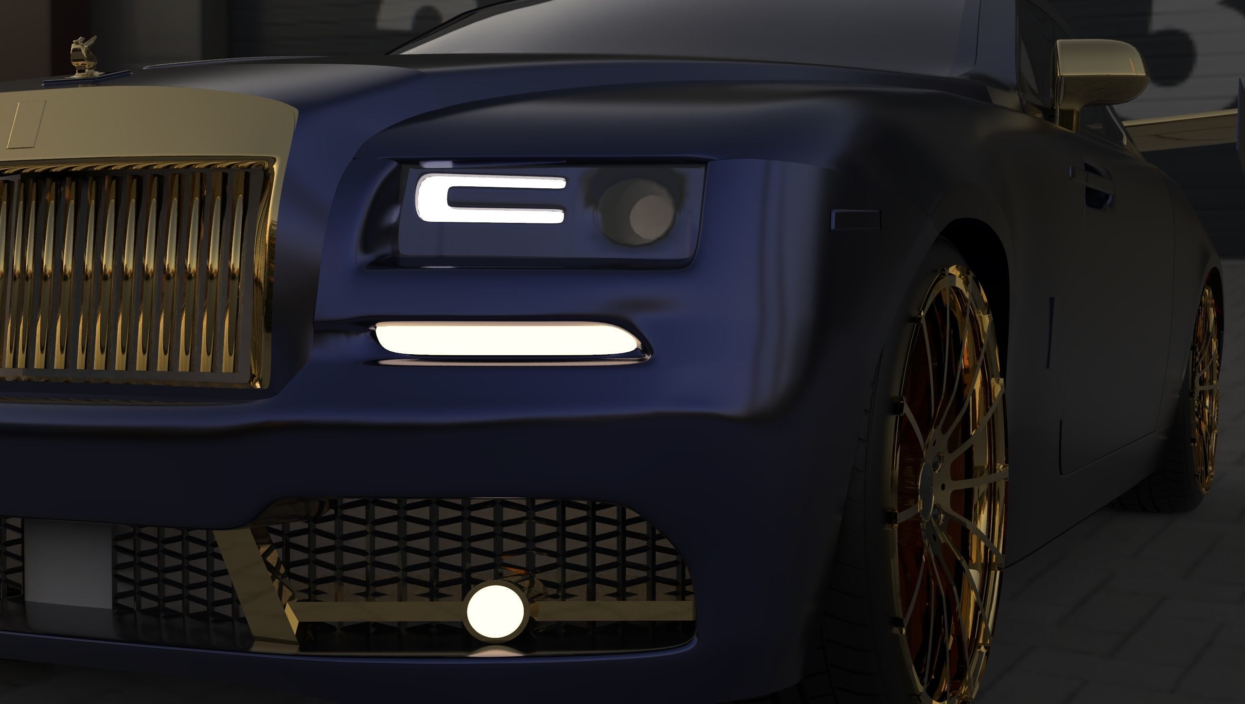 ROYAL ROYCE WRAITH 3D model | CGTrader