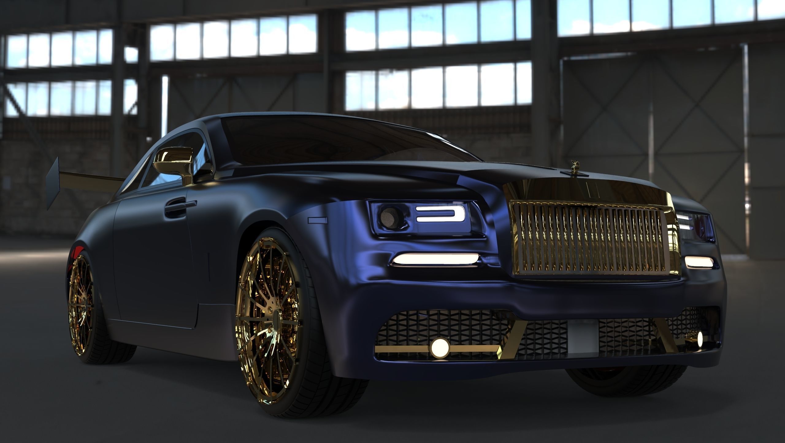 ROYAL ROYCE WRAITH 3D model | CGTrader