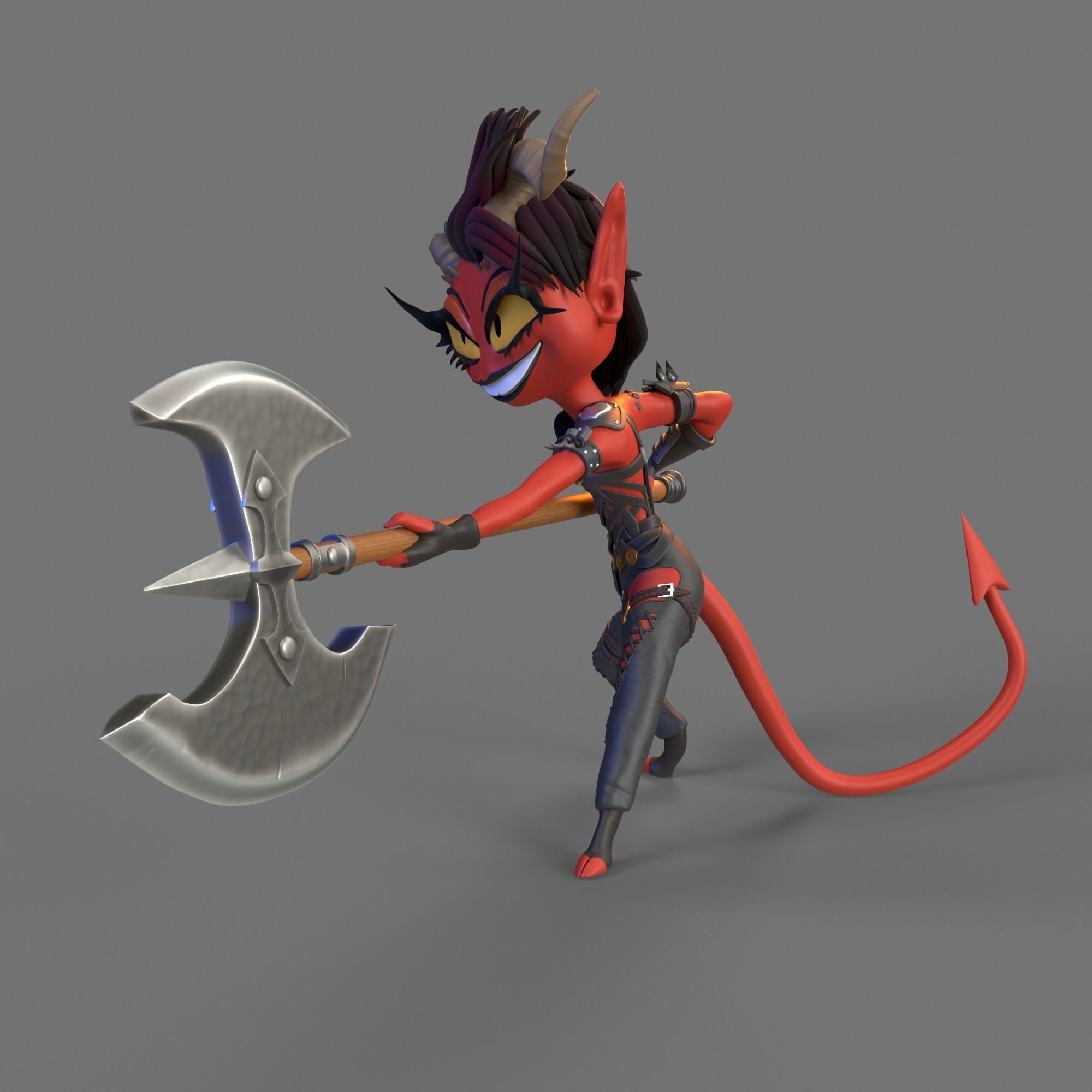 Millie Karlach Demon Girl Crossover Character 3D model 3D printable ...