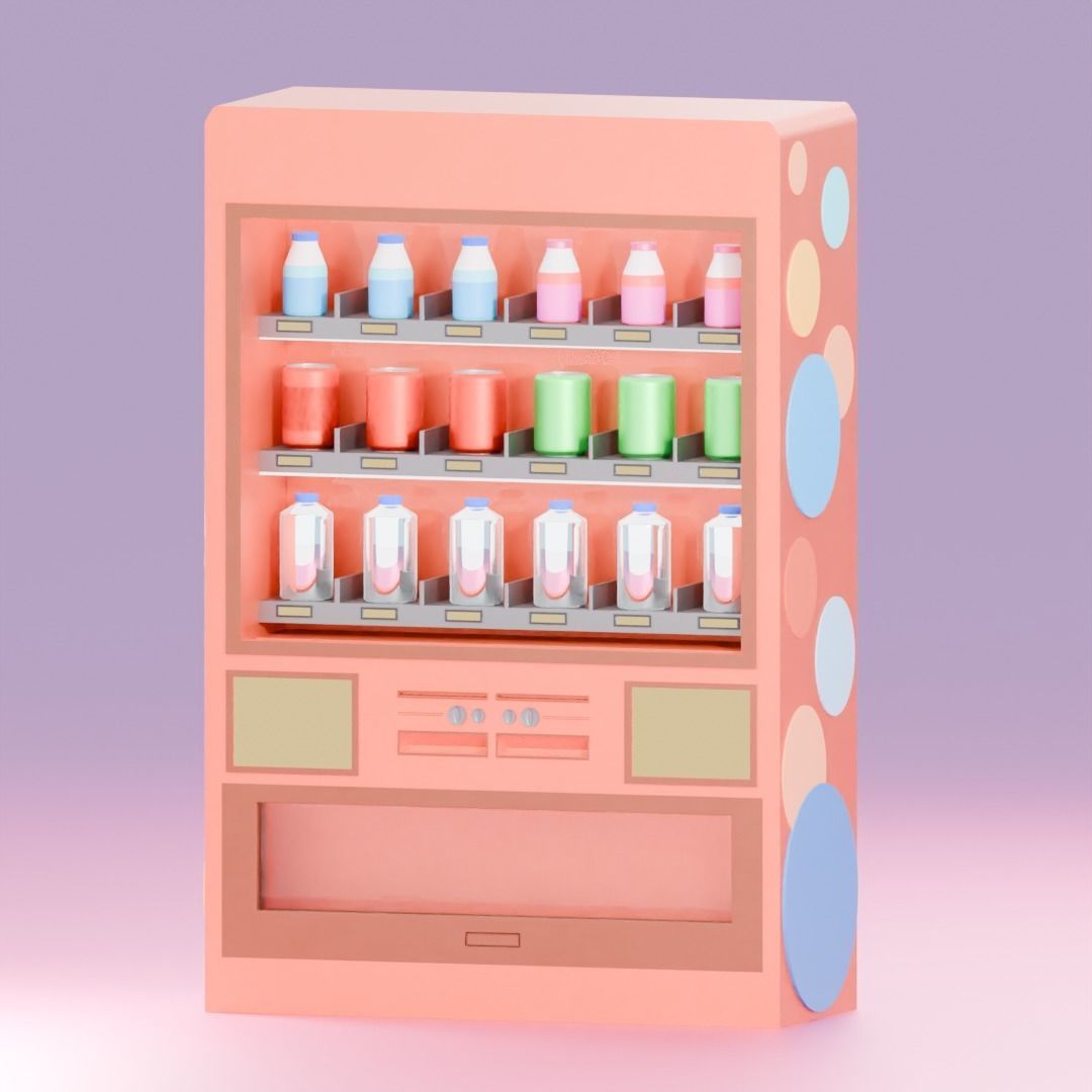 Vending Machine 3D model animated | CGTrader