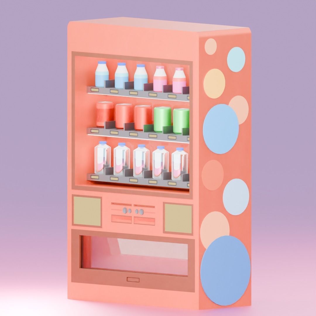 Vending Machine 3D model animated | CGTrader