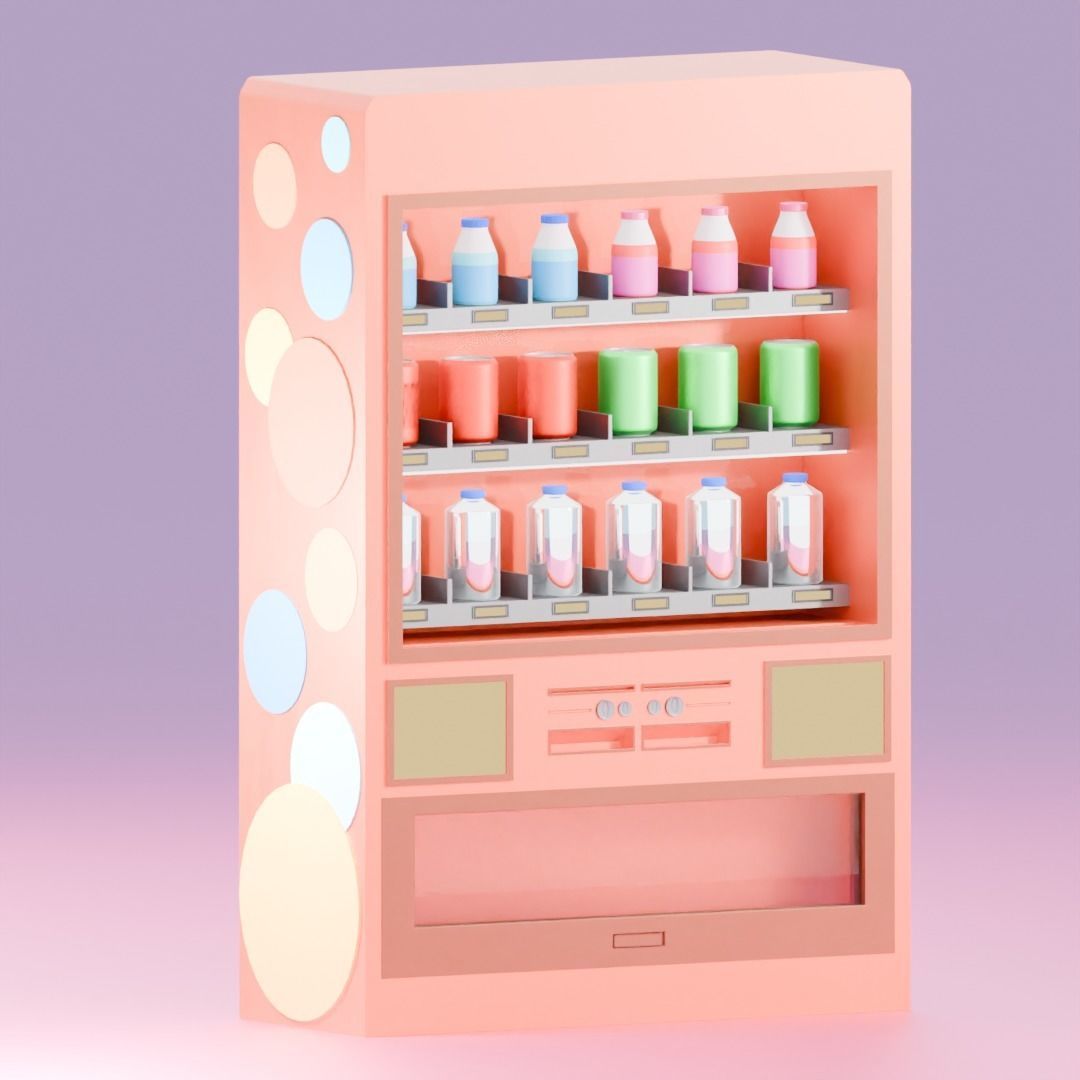 Vending Machine 3D model animated | CGTrader