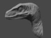 Jurassic Park Raptor Bust 3D model 3D printable | CGTrader