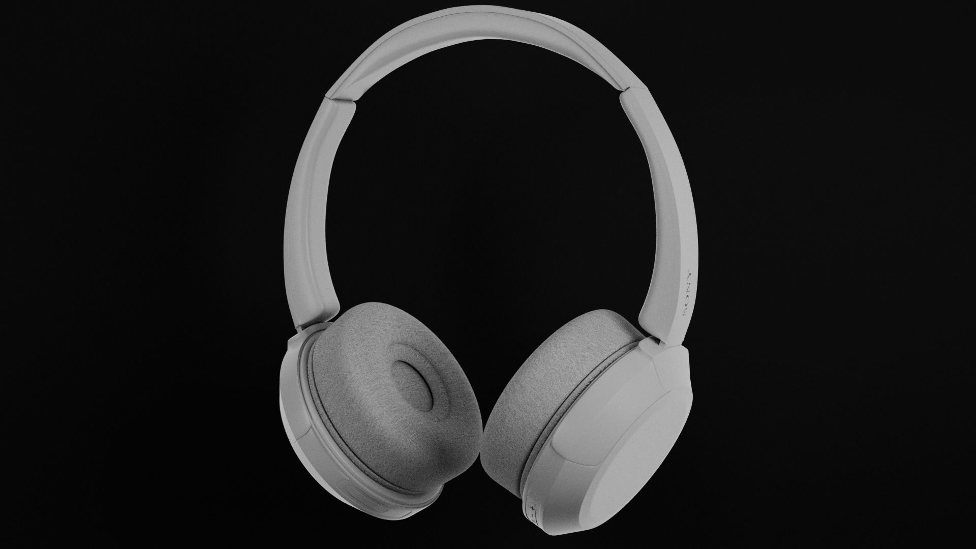 Sony-Inspired Noise-Free 3D Headphone Model 3D model | CGTrader