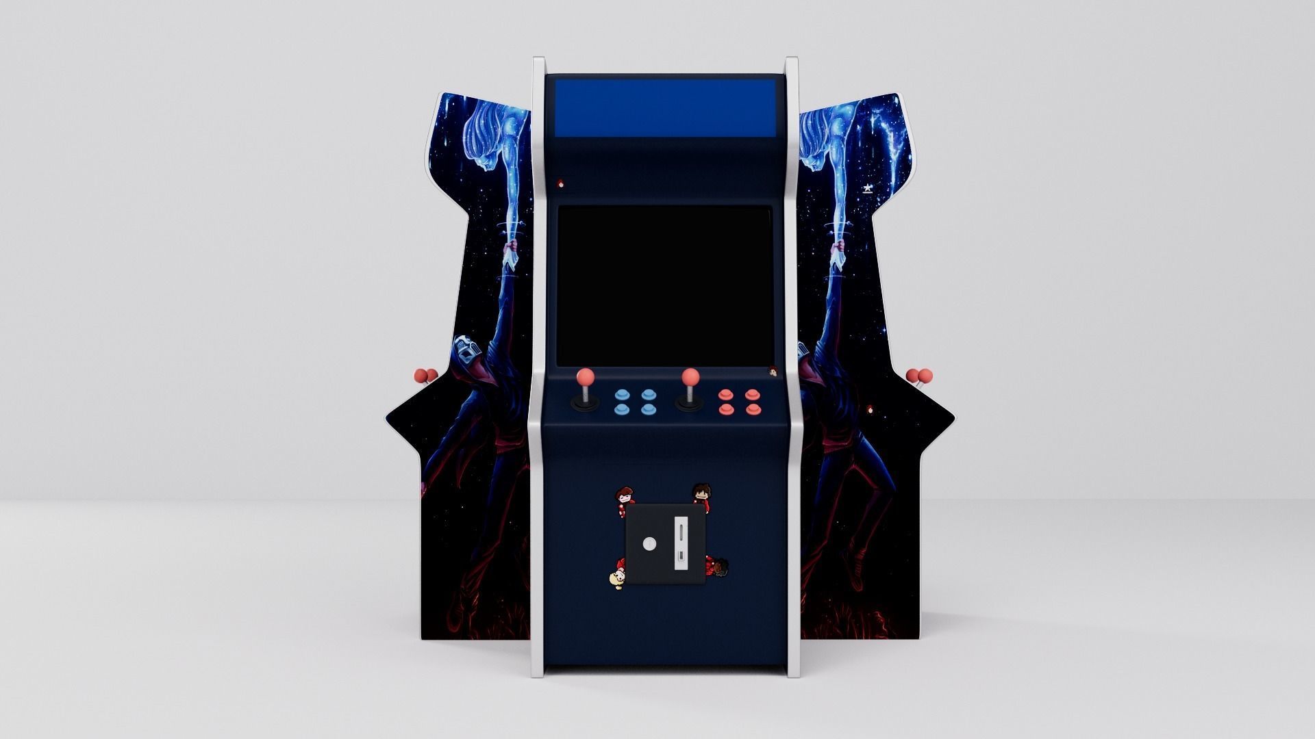 3D model ARCADE MACHINE LOW POLY MODEL 3D VR / AR / low-poly | CGTrader
