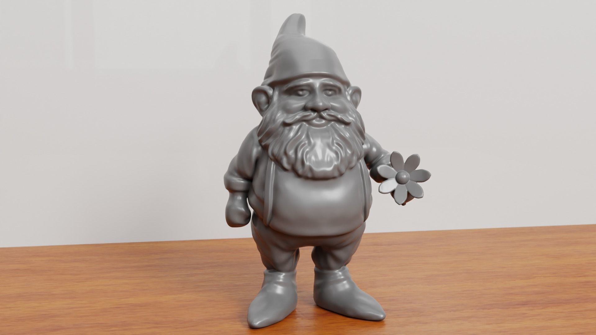 Garden Gnome 3D model 3D printable | CGTrader