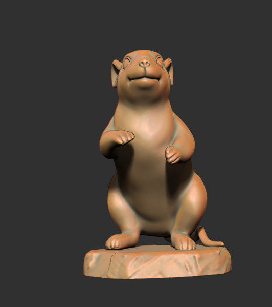 Rat Statue for 3d Pringting 3D model 3D printable | CGTrader