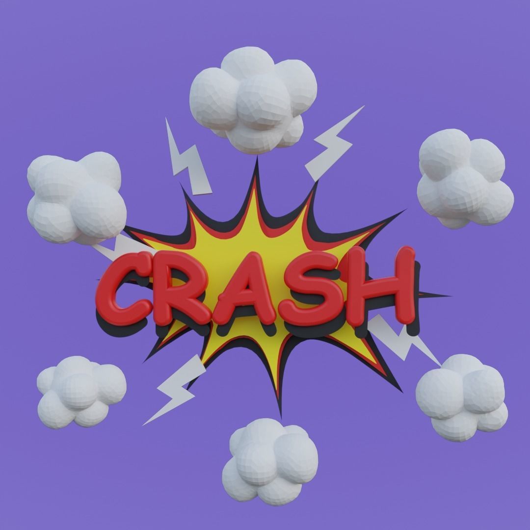 3D model Crash FX for AR animated VR / AR / low-poly | CGTrader