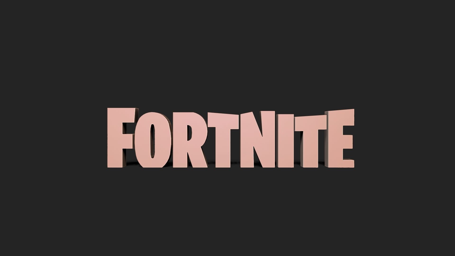 Fortnite sign 3D model 3D printable | CGTrader